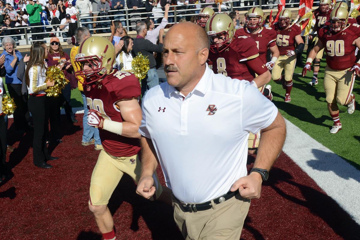 Steve Addazio praises BC seniors after big win - The Boston Globe