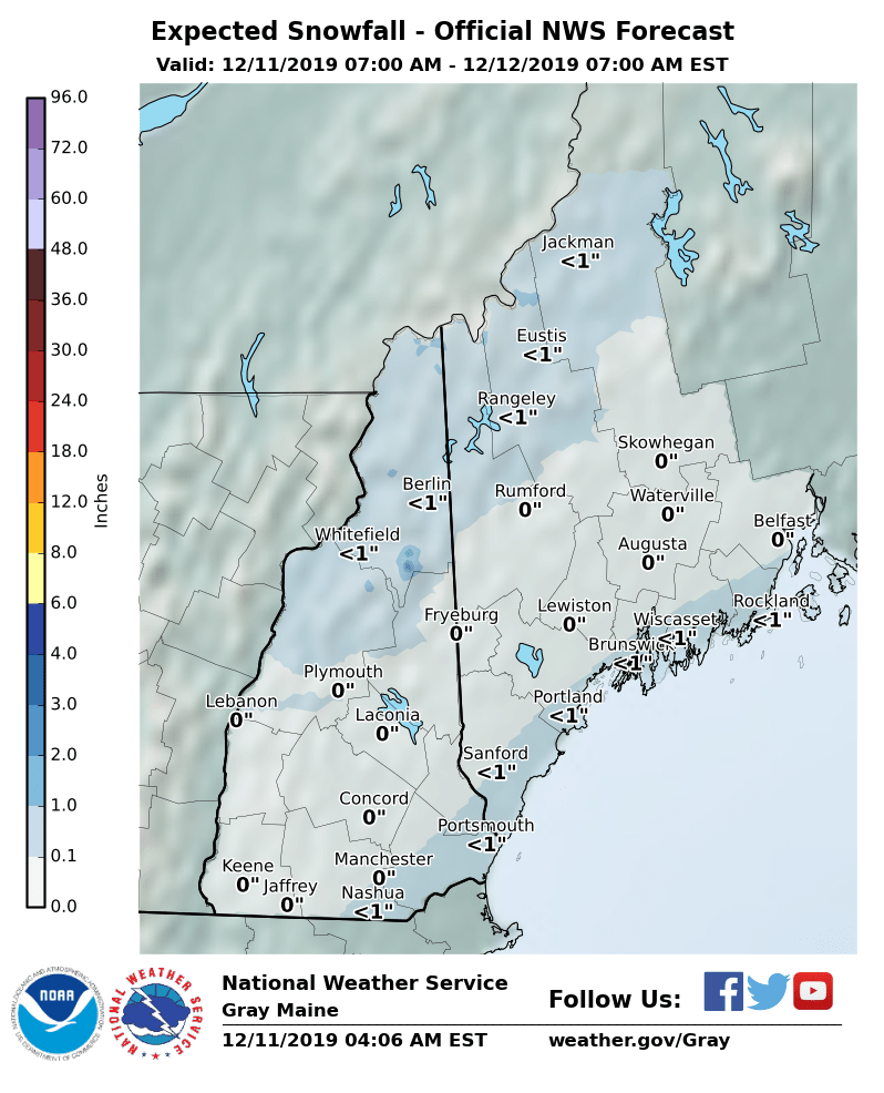Maps: Here’s how much snow the area could get Wednesday - The Boston Globe